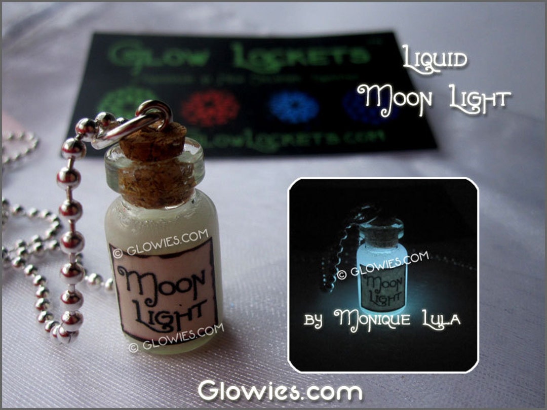 Liquid Moon Light Potion Bottle Glow in the Dark - Etsy