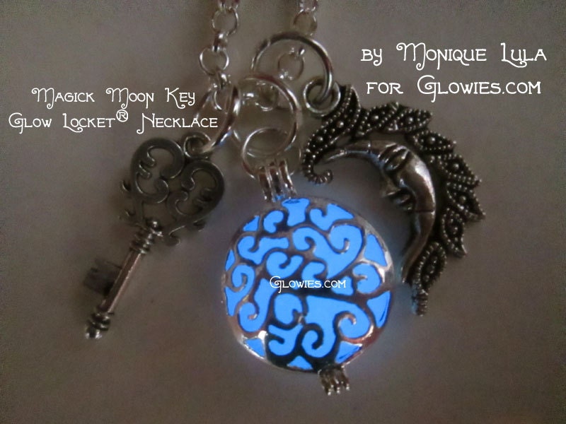 Magic Moon Key Glow Locket® Necklace - Etsy