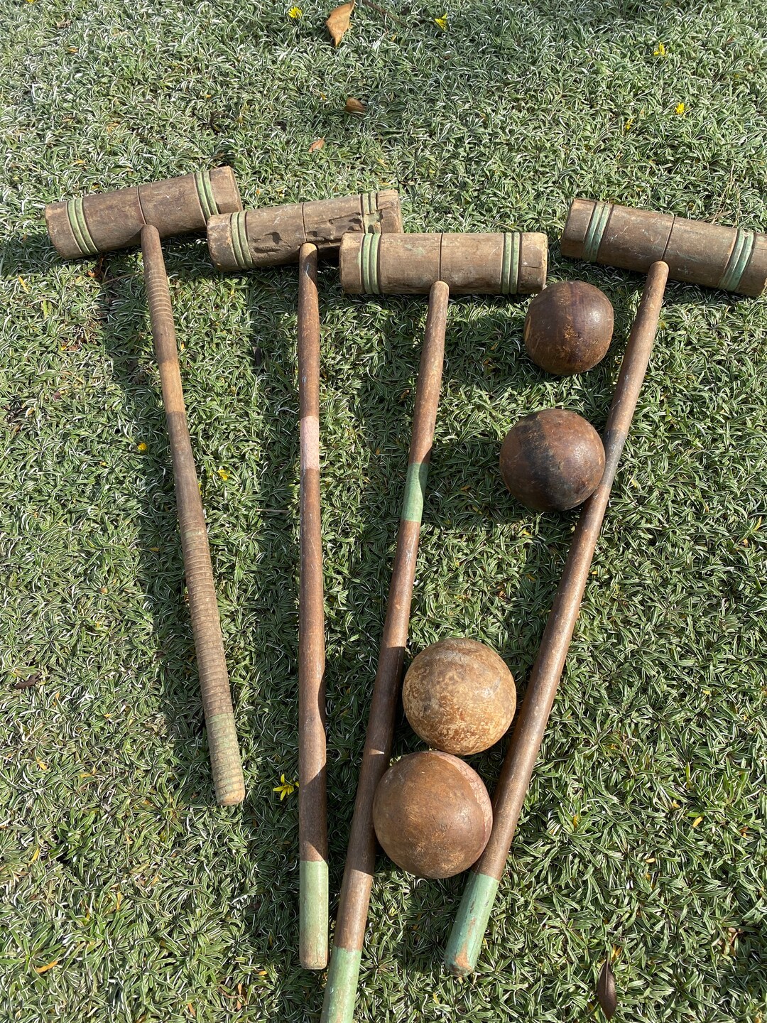 Antique Croquet Set - Etsy