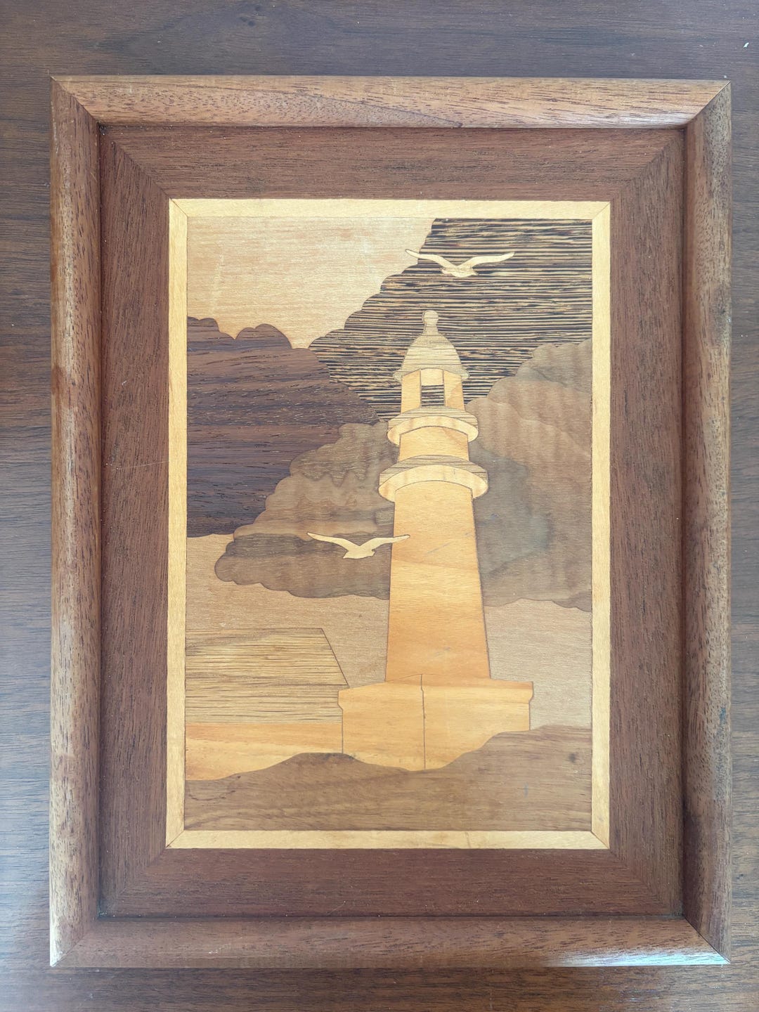 Vintage Lighthouse Inlayed Art - Etsy