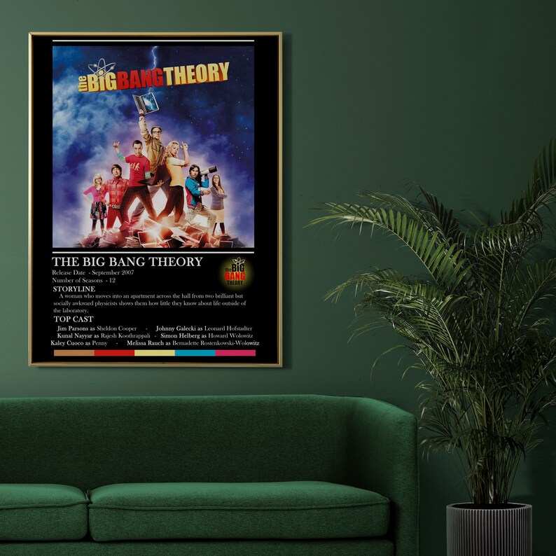 Big Bang Theory TV Show Poster Big Bang Theory TV Serie Poster Print ...