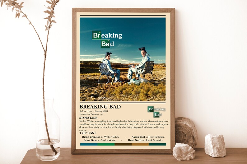 Breaking Bad TV Show Poster Breaking Bad TV Serie Poster Print Breaking ...