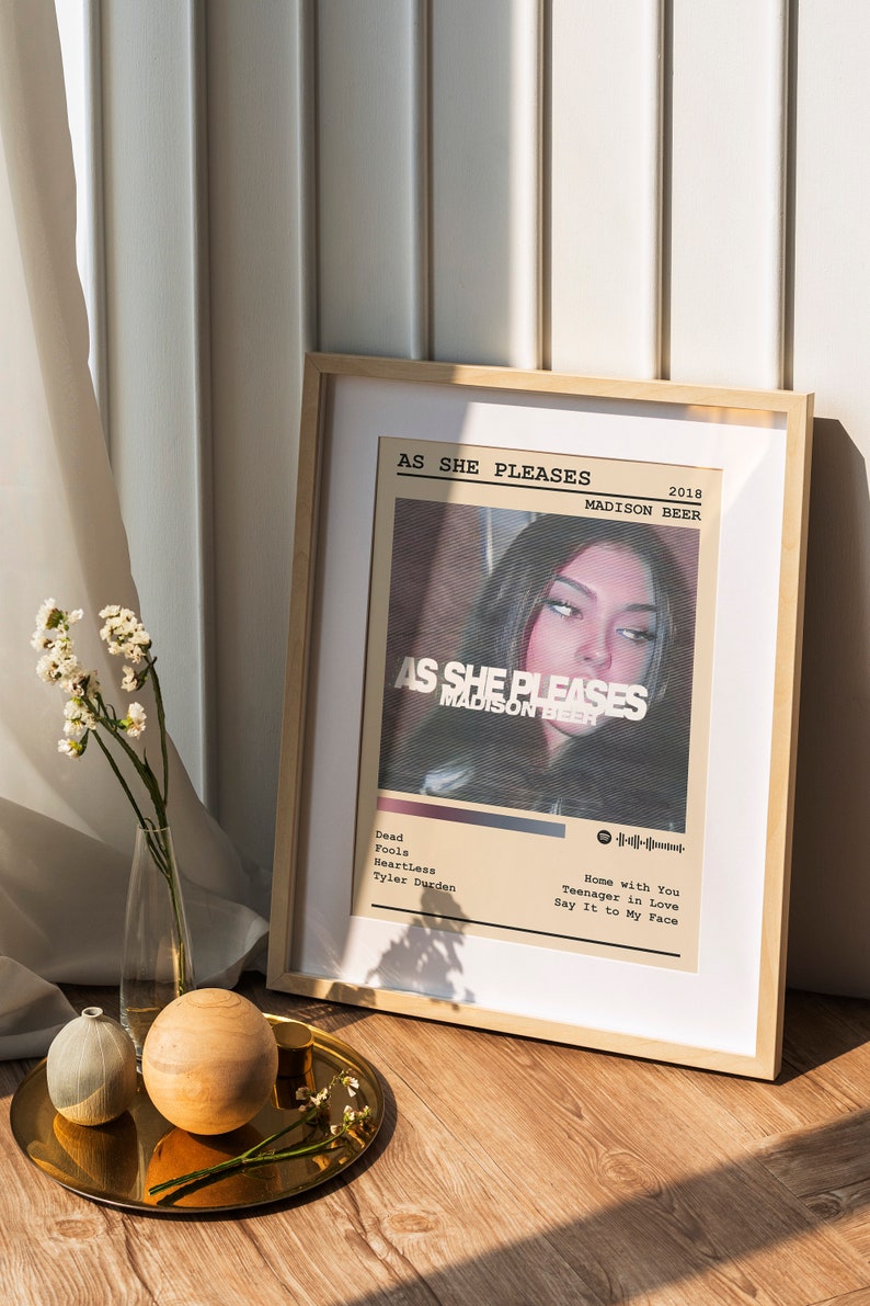Madison Beer Poster Print as She Pleases Album Poster Music Poster ...