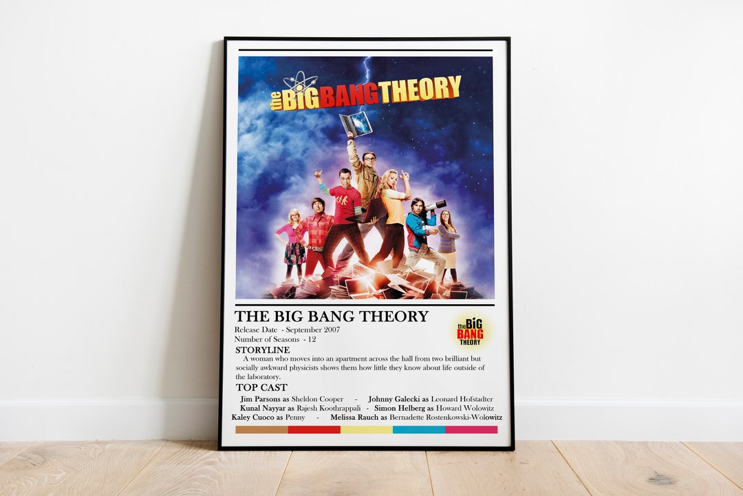 Big Bang Theory TV Show Poster Big Bang Theory TV Serie Poster Print ...