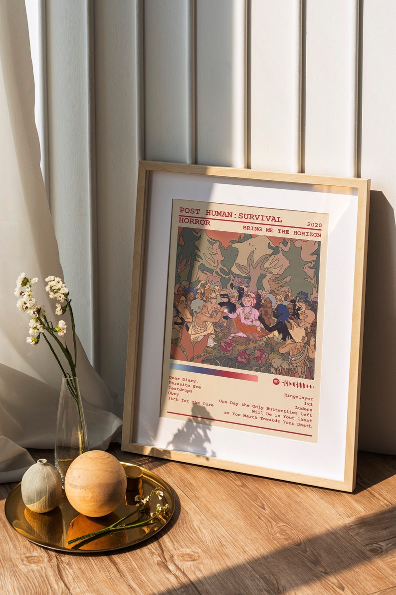 Bring Me the Horizon Poster Print Post Human Album Poster Music Poster ...