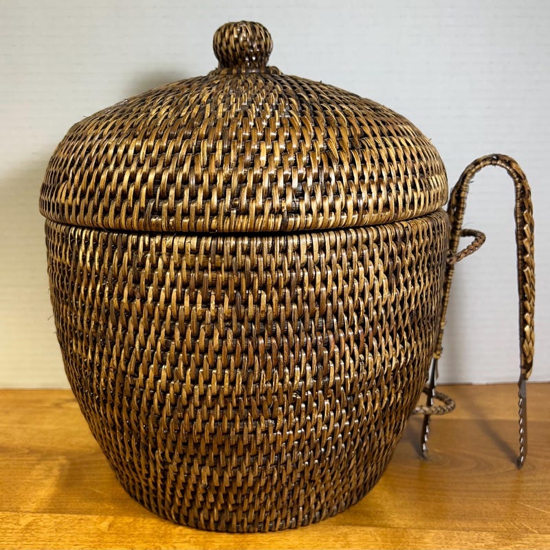 Thai Basket With Lid - Etsy