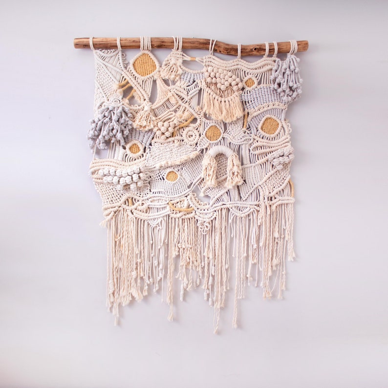 Macrame Wall Hanging, Textile Art, Wall Tapestry, Modern Macrame, Large ...