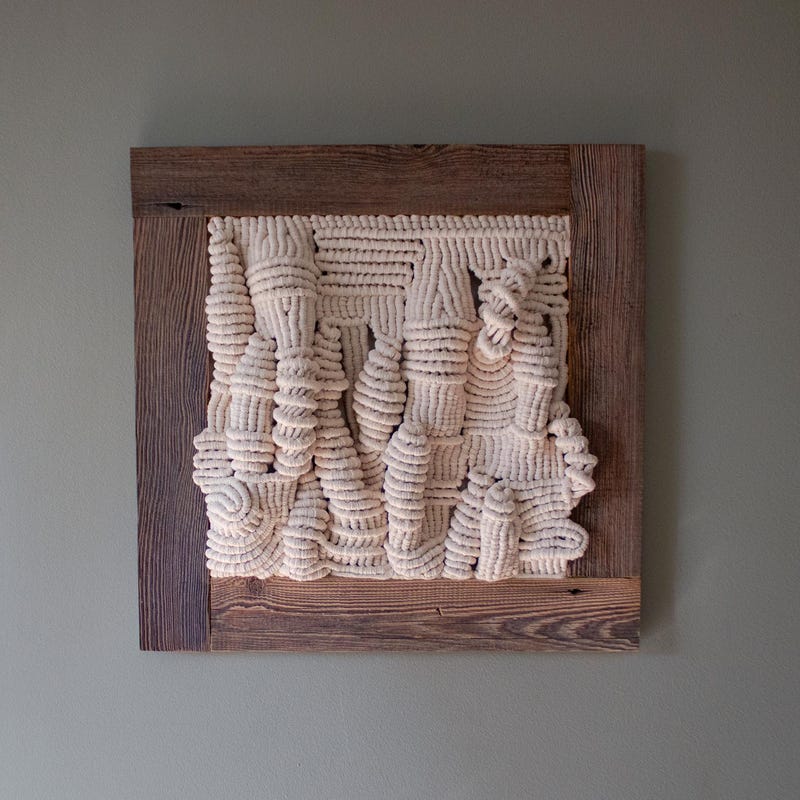 Macrame Frame - Etsy