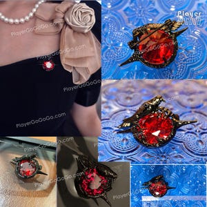 Love and Deepspace Sylus Crow Pin, Sylus Jewelry 秦徹 戀與深空 シン 진운 - Etsy