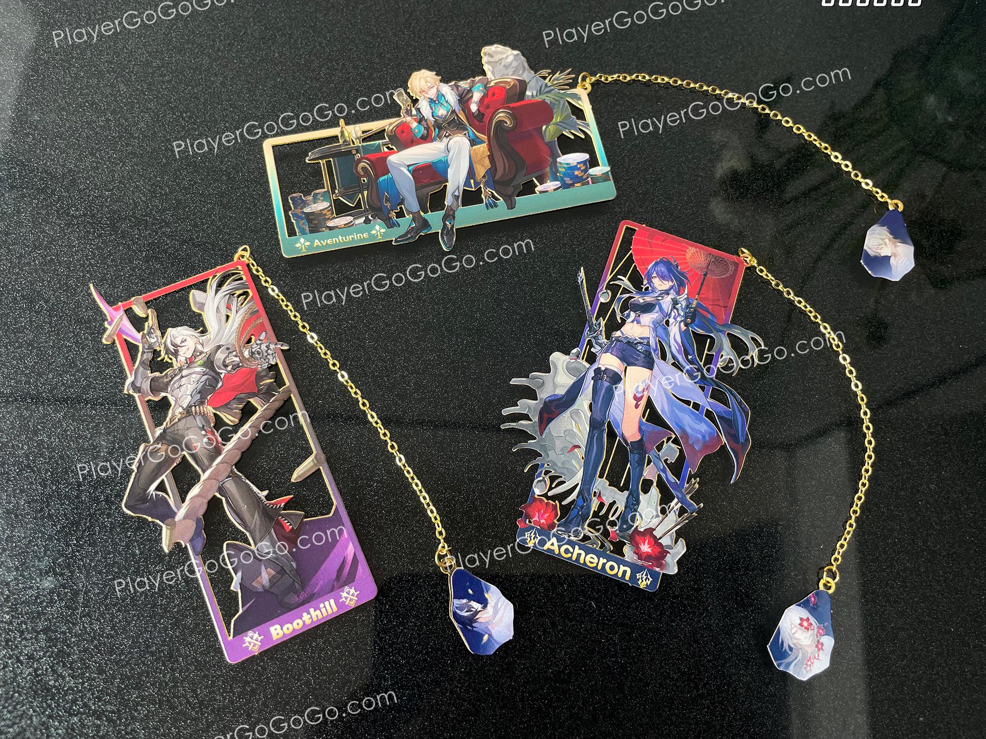 Honkai: Star Rail Copper Bookmark of All Characters, HSR Figures Metal ...