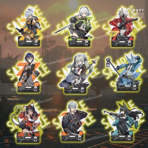 Zenless Zone Zero Standees, ZZZ Figures of Nicole, Wise, Belle, Corin ...