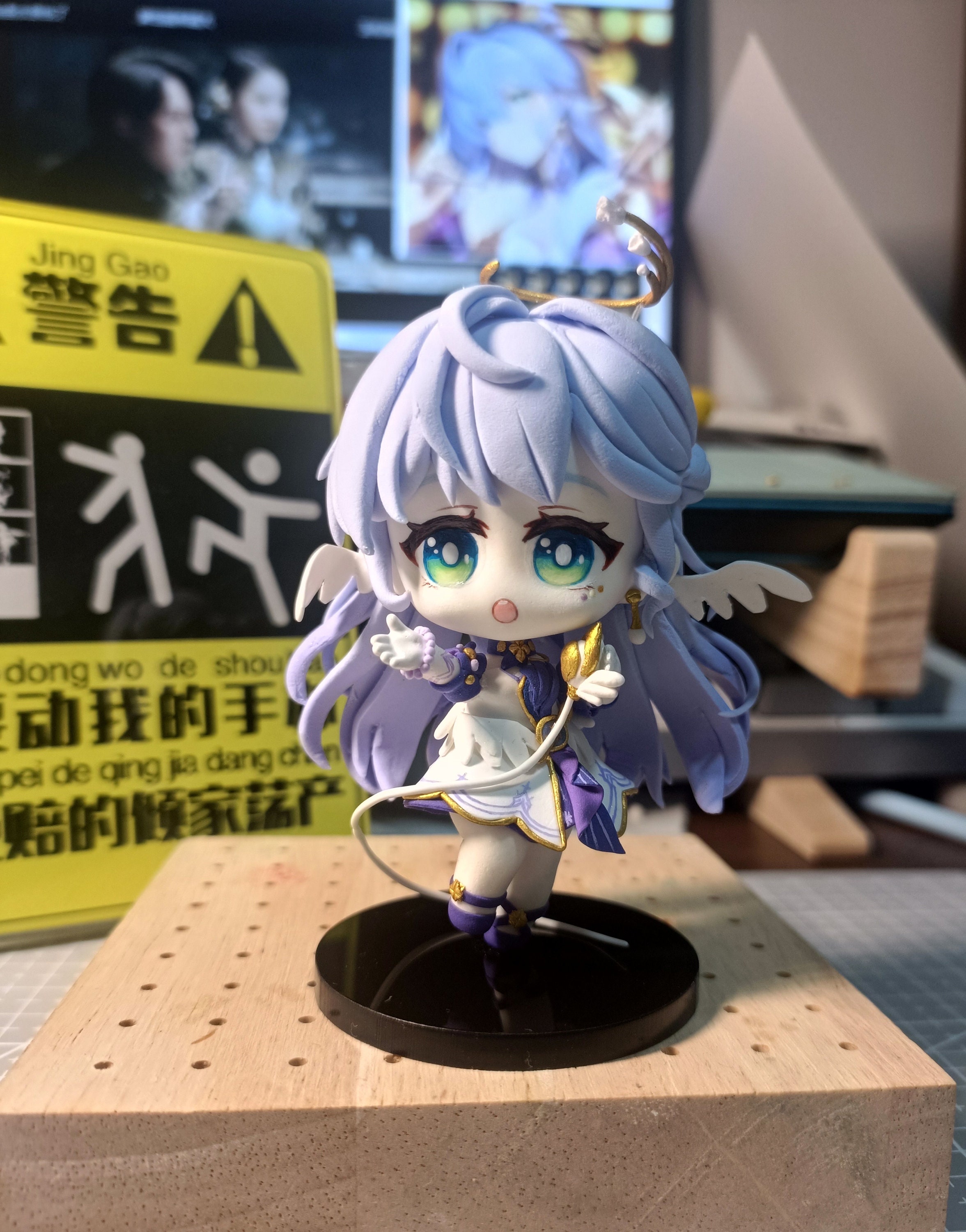 Honkai: Star Rail Robin Clay Figure, Miss Robin HSR Figurine, Custom ...