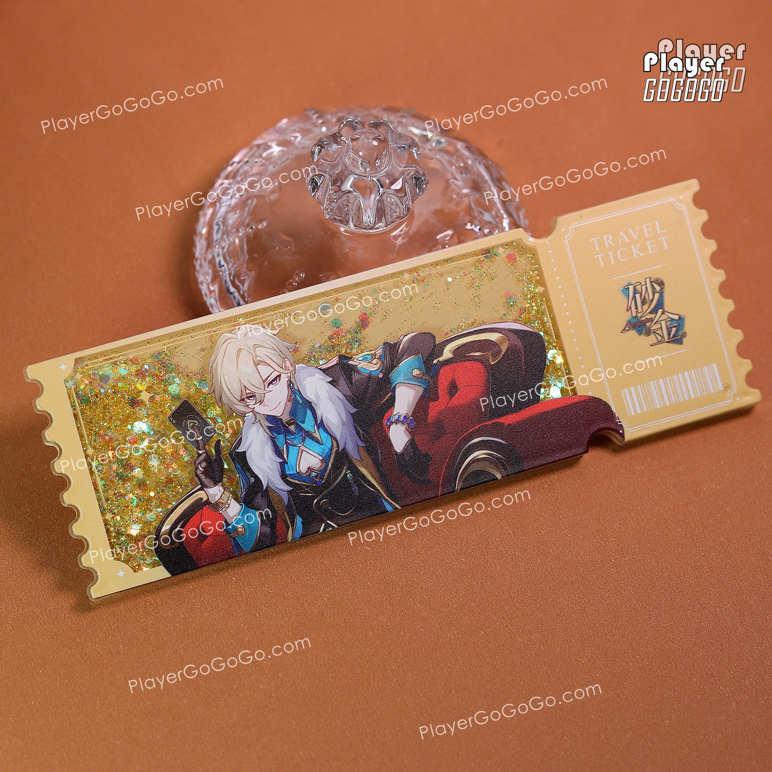 Honkai: Star Rail Aventurine Art Print Set - Standee, Charm, Shaker ...