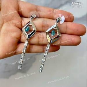 Honkai: Star Rail Jade Cosplay Accessories - Earrings, Ring Set ...