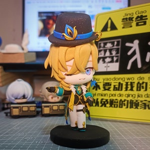 Honkai: Star Rail Aventurine Clay Figure, Aventurine HSR Figurine ...