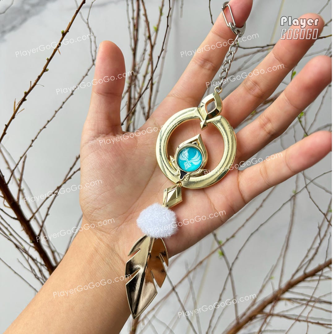 Genshin Impact Wanderer Vision Charm With Fabric Ball, Wanderer Cosplay ...