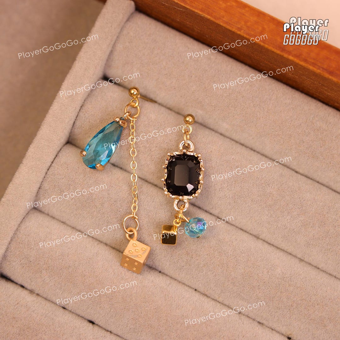 Genshin Impact Yelan Fanart Earrings for Daily Wear, Yelan Genshin ...