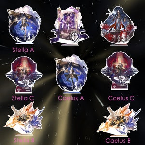 Honkai: Star Rail Acrylic Standee of All Characters & Aeons, Double ...