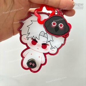 Love and Deepspace Sylus Charm Crow Rotatable, Chibi Sylus Figurine 秦徹 ...