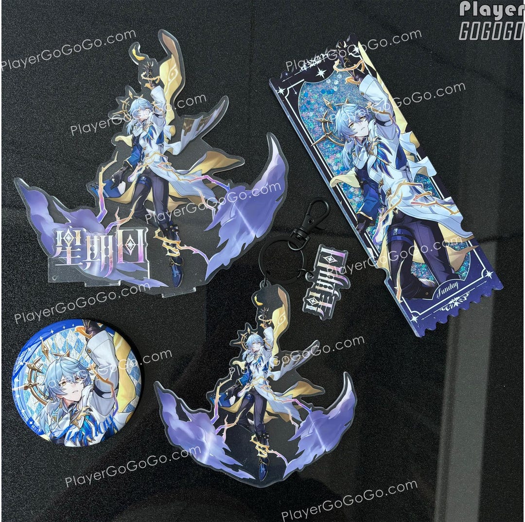 Honkai: Star Rail Sunday Art Print- Standee, Keychain, Shaker Ticket ...