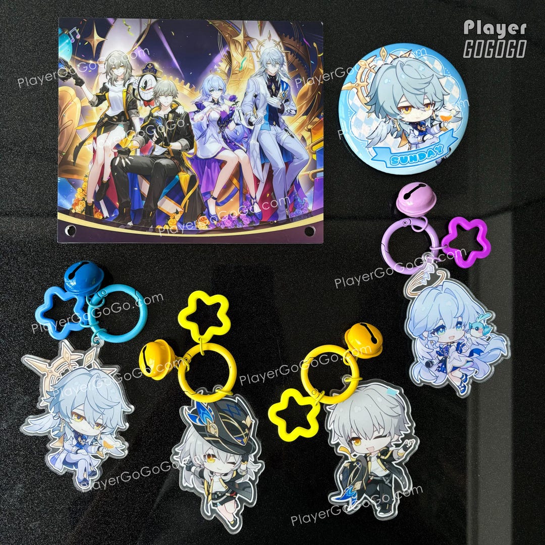 Honkai: Star Rail Robin, Sunday, Stelle, Caelus Art Print - HSR ...