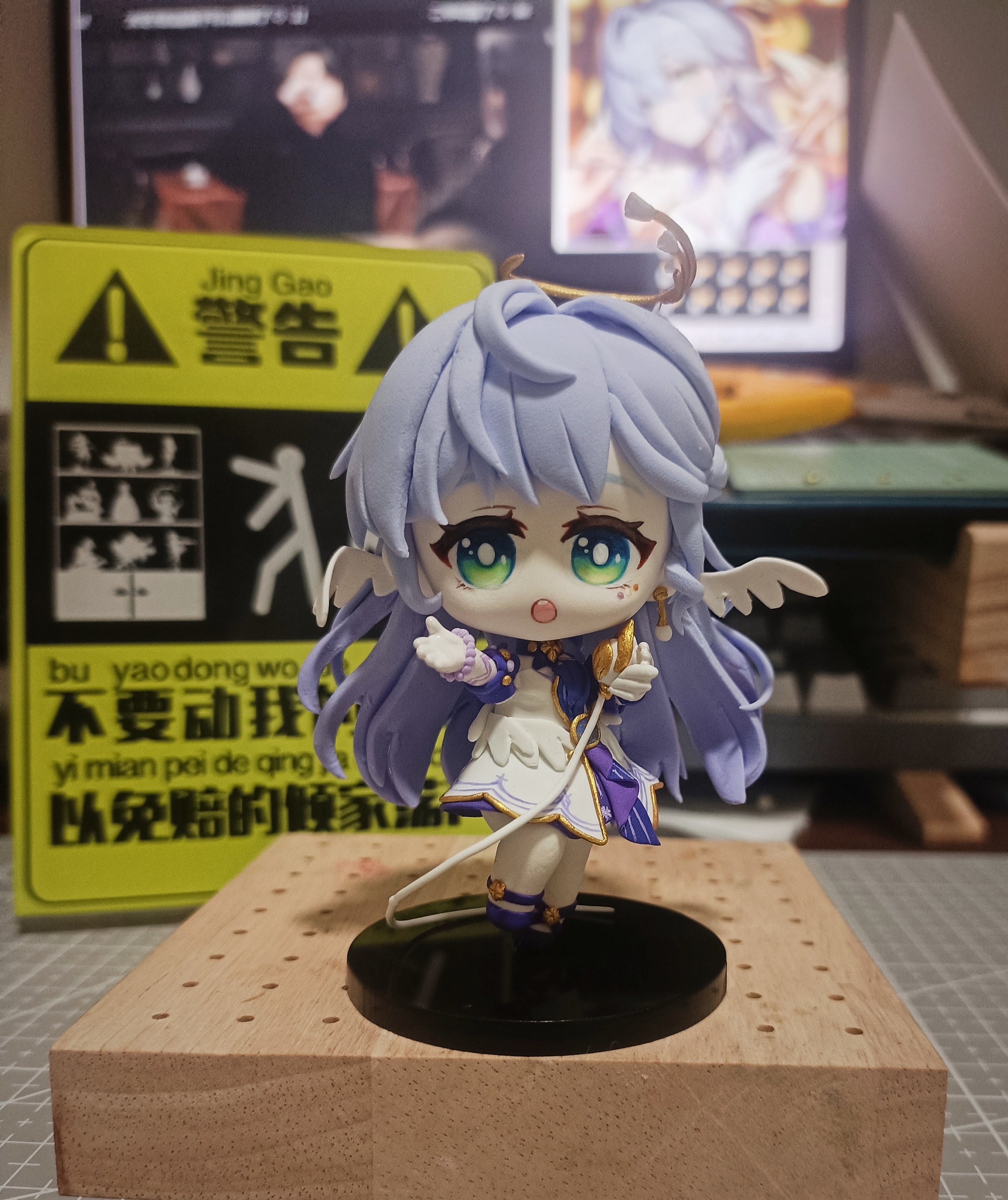 Honkai: Star Rail Robin Clay Figure, Miss Robin HSR Figurine, Custom ...