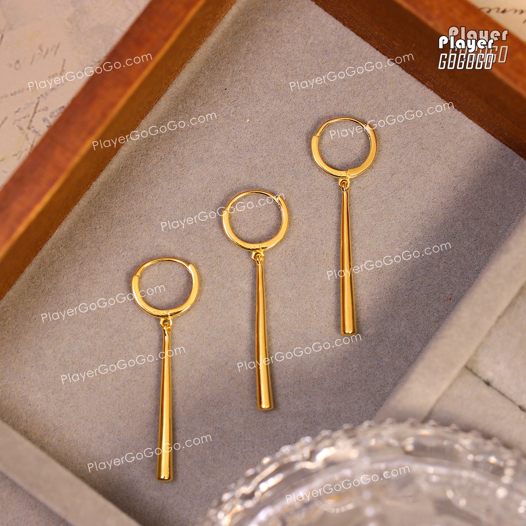 Sterling Silver Made Zoro Earrings for Cosplay and Daily Wear Hoop Wire ...