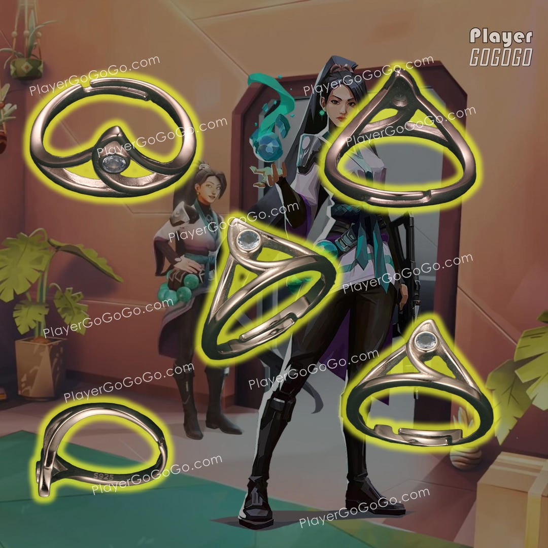 Sterling Silver Made Valorant Sage Adjustable Ring, Wei Lingying / Ling ...