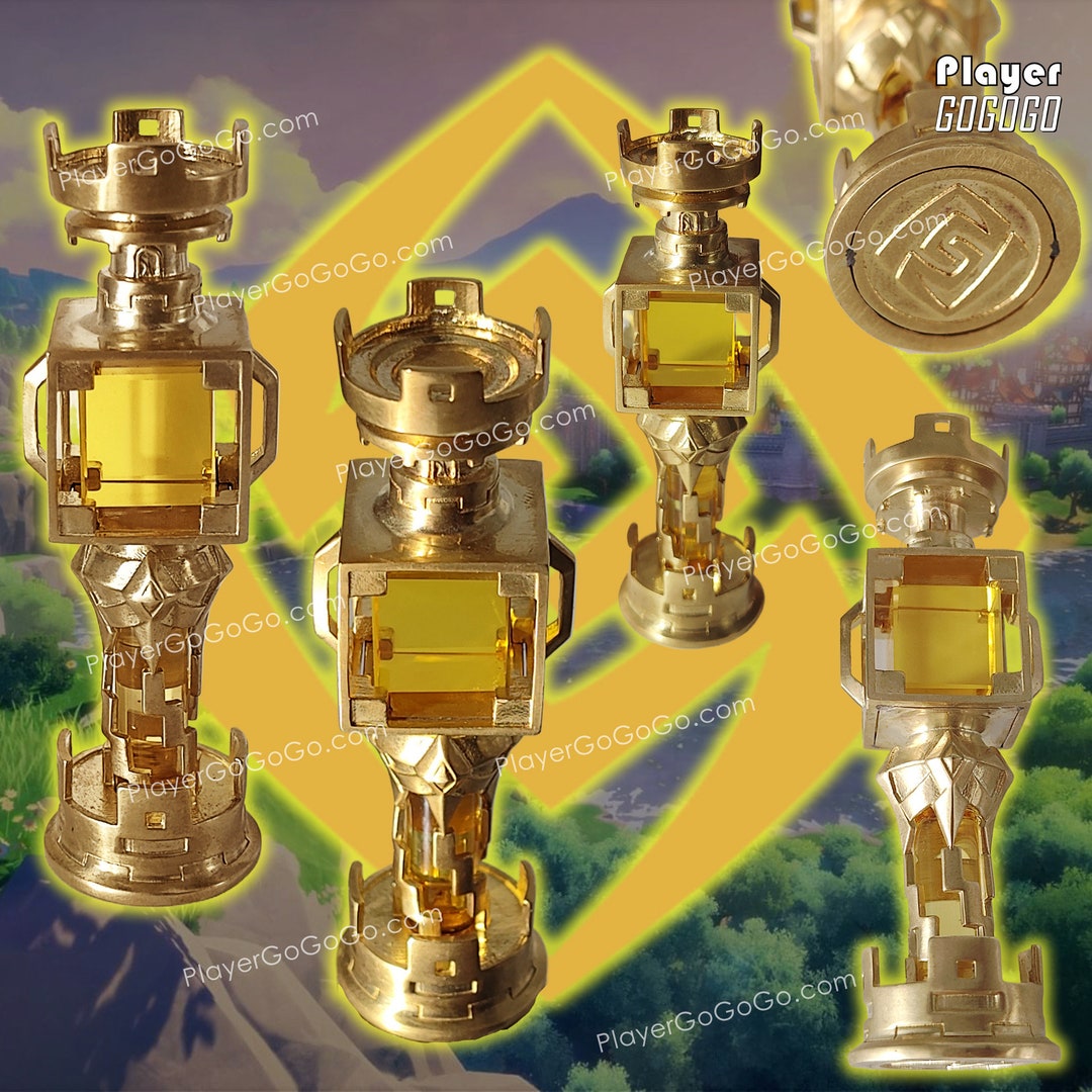 High Quality Genshin Impact Gnosis Standee 8cm/3”, Copper + Glass Made ...