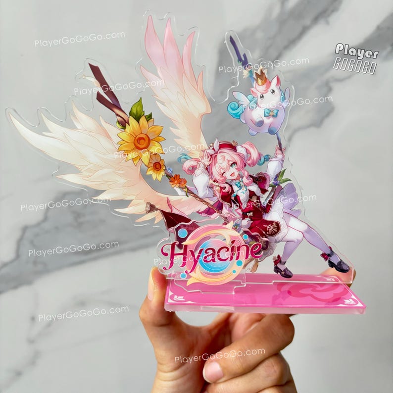 Honkai: Star Rail Hyacine Art Print- Standee, Keychain, Shaker Charm ...