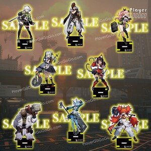 Zenless Zone Zero Standees of All Characters, Figures of Nicole, Grace ...