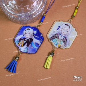 Honkai: Star Rail Firefly Art Print Set - Standee, Charm, Shaker Ticket ...