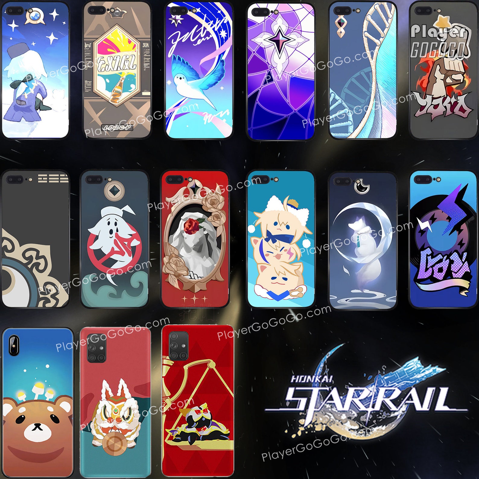 Honkai: Star Rail Phone Case of All Characters, Silicone Made HSR Phone ...