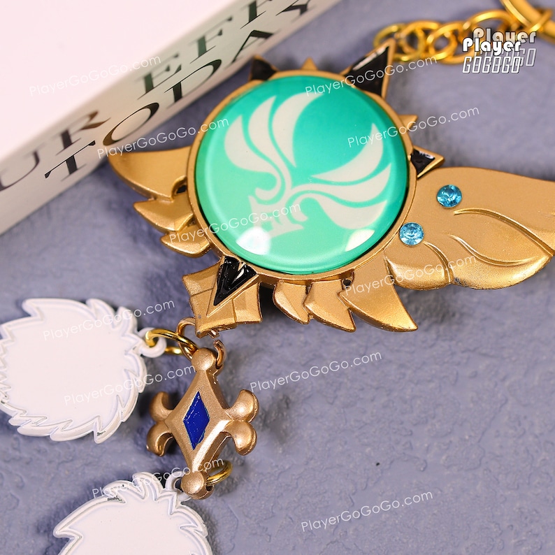 Luminous Genshin Impact Venti Vision Charm, Genshin Barbatos Cosplay ...