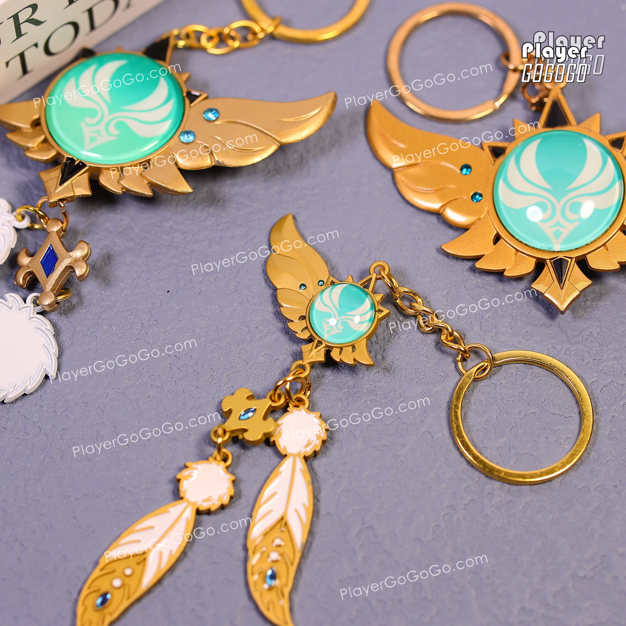 Luminous Genshin Impact Venti Vision Charm, Genshin Barbatos Cosplay ...