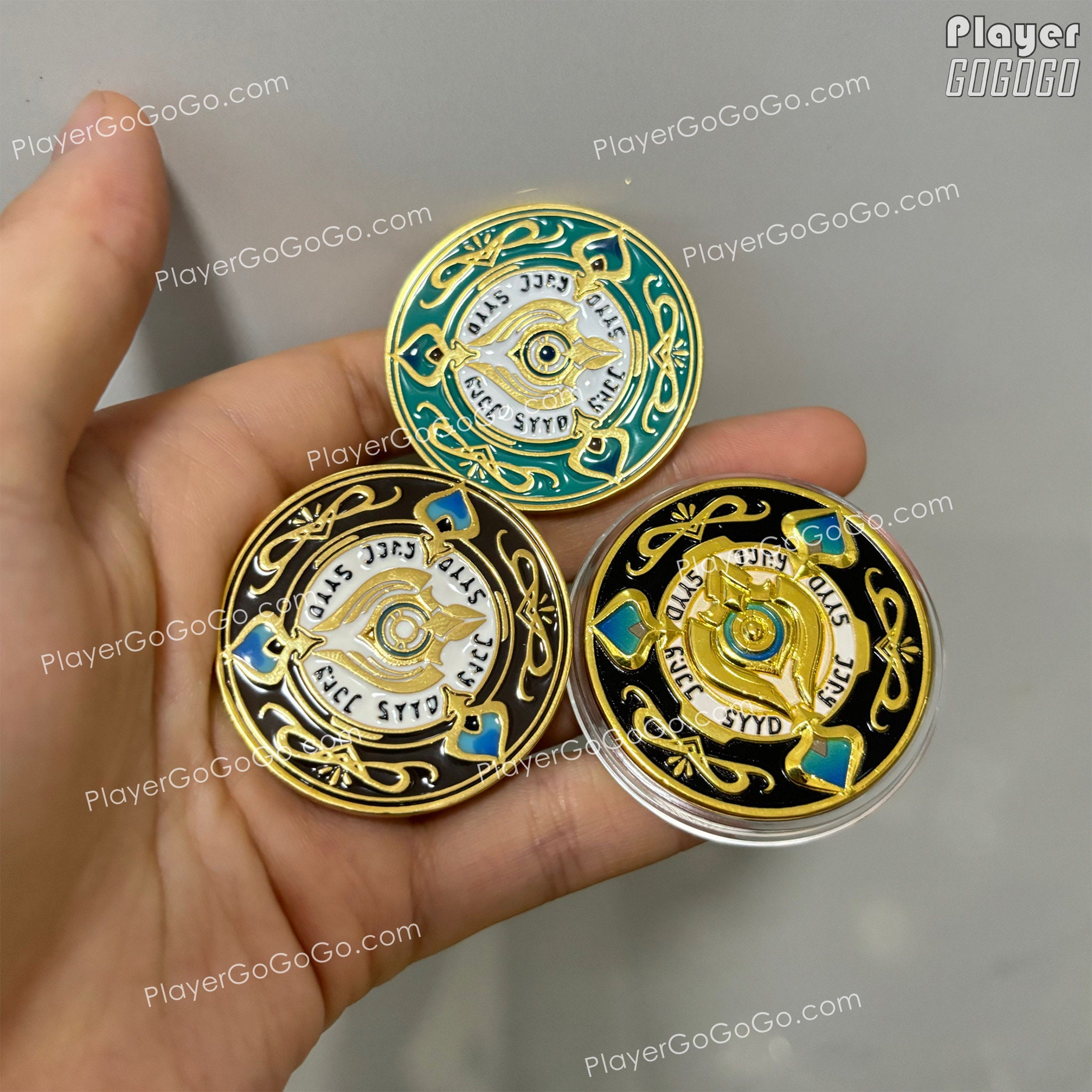 Honkai: Star Rail Aventurine Coin / Enamel Pin, Aventurine Chip Set ...