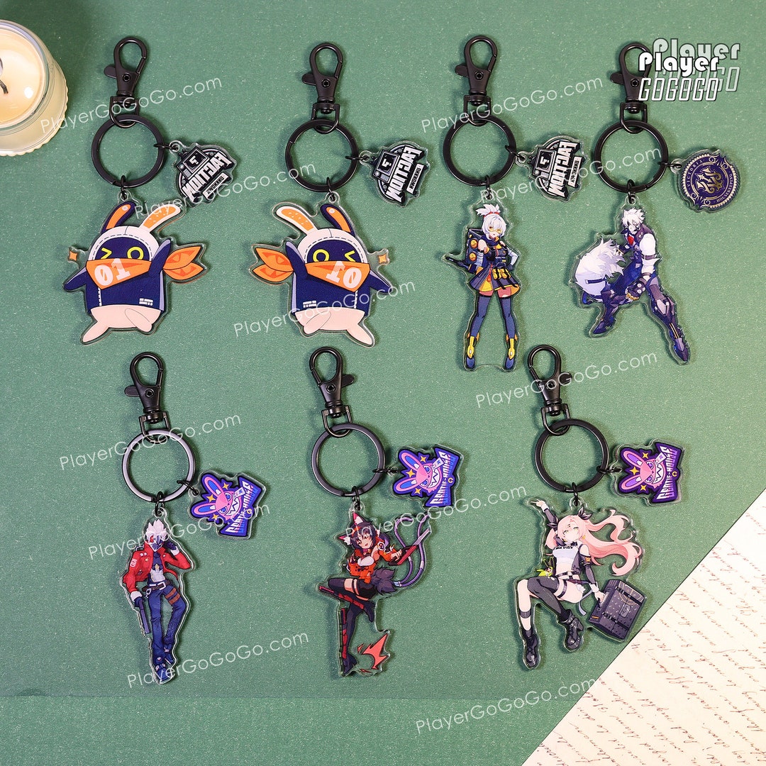 Zenless Zone Zero Charm of All Characters, Hoshimi Miyabi, Grace Howard ...