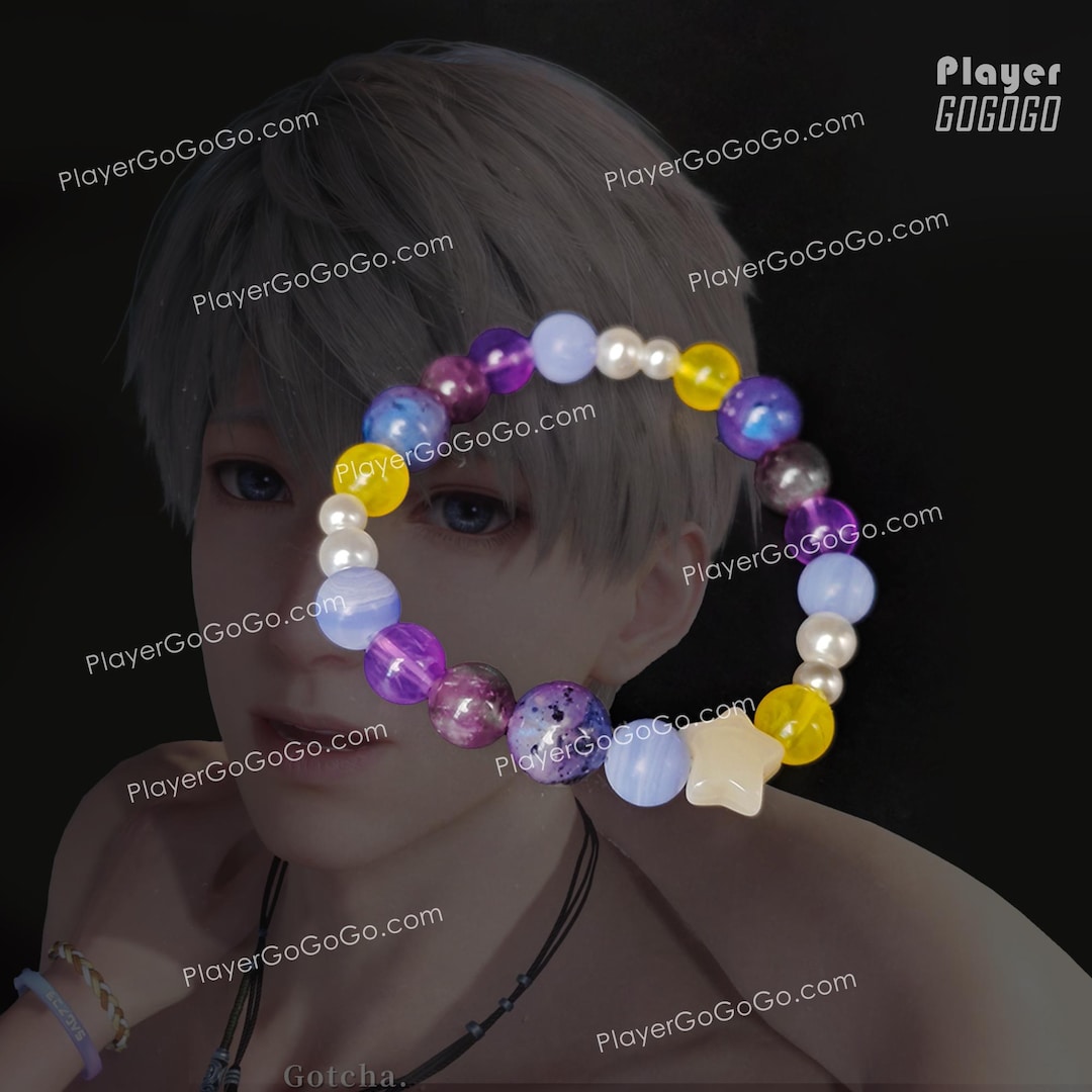 Love and Deepspace Xavier Beaded Bracelet, Xavier LAD Jewellery 戀與深空 沈星 ...