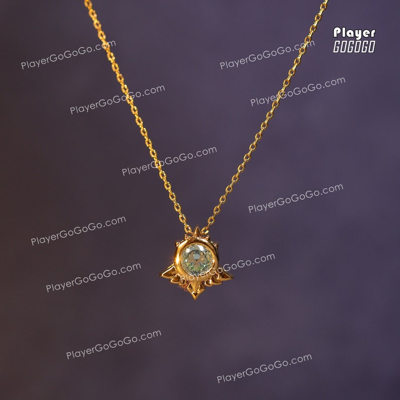 High-quality Genshin Impact Vision Collarbone Chain Necklace Fontain ...