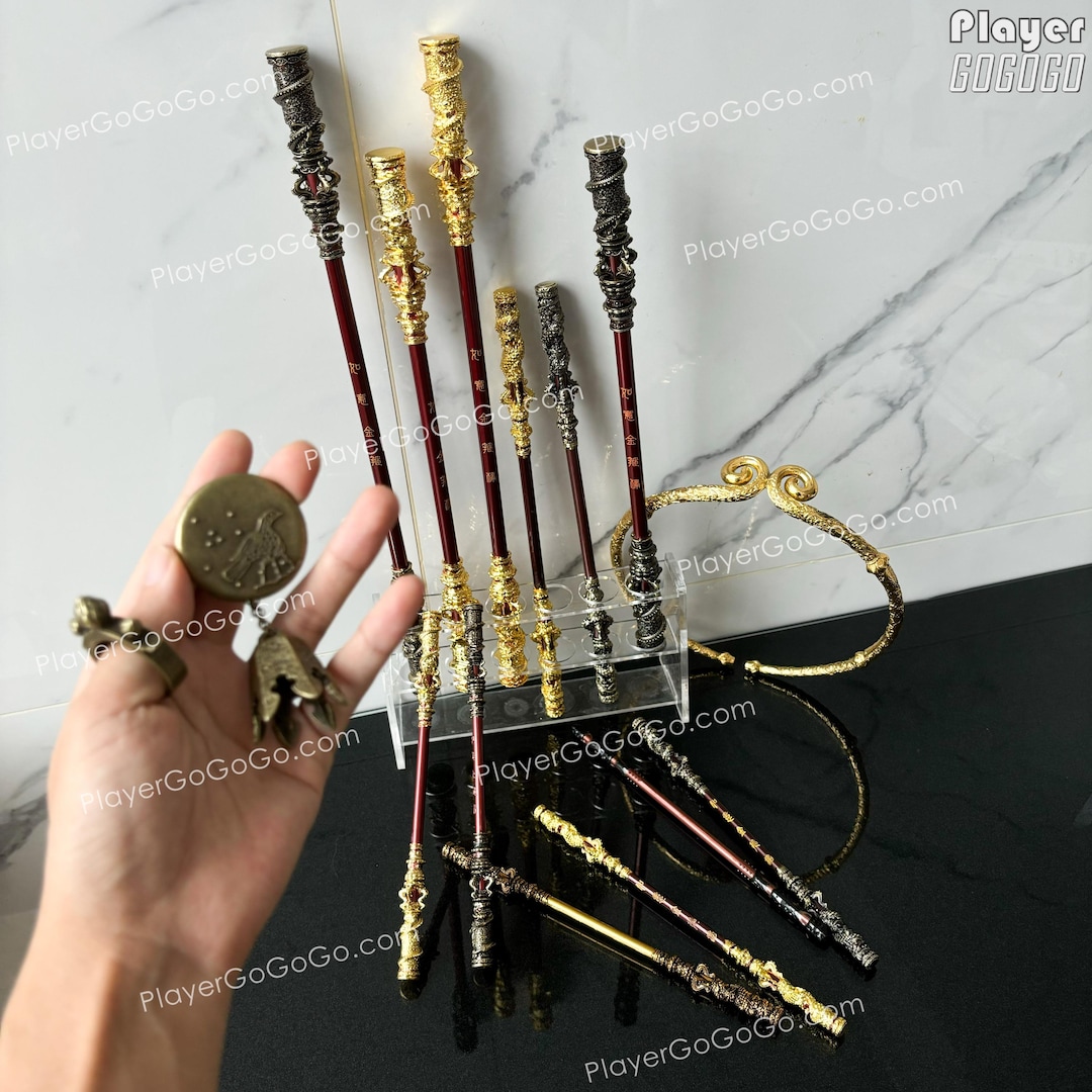 Black Myth: Wukong Accessories, Wukong Gear Pieces Miniature Jingubang ...