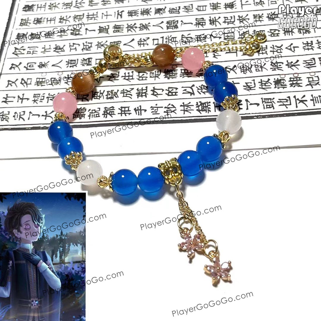 Identity V Patient Beaded Bracelet Length Adjustable, Natural Gemstones ...