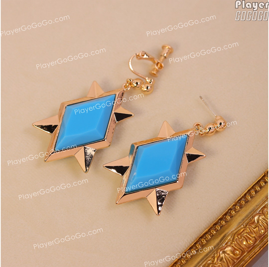 Genshin Impact Kaeya Earrings for Cosplay and Daily Wear Pushback ...