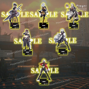 Zenless Zone Zero Standees of All Characters, Figures of Nicole, Grace ...
