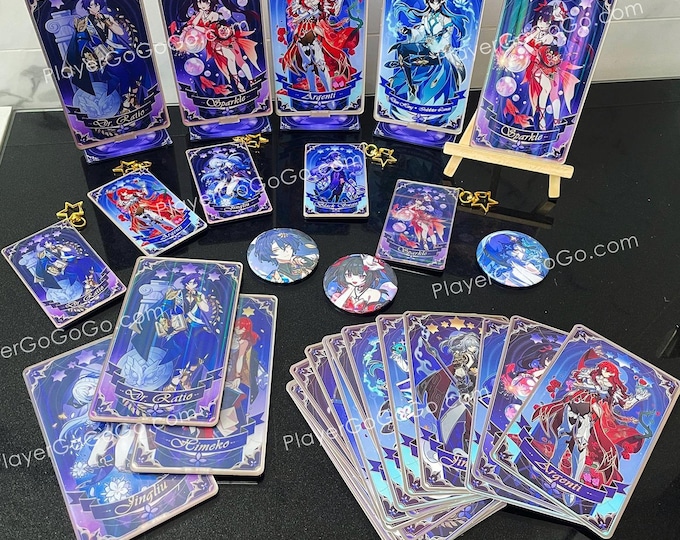 HSR IPC ID Cards Dr Ratio Aventurine Ratiorine Holographic Photocard ...