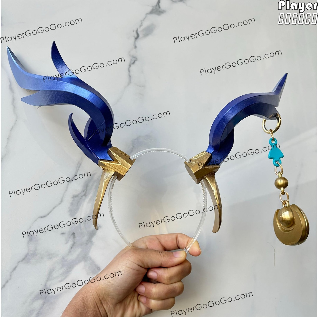 Genshin Impact Lauma Horns Hair Clips for Cosplay * A Pair, 3D Printed ...
