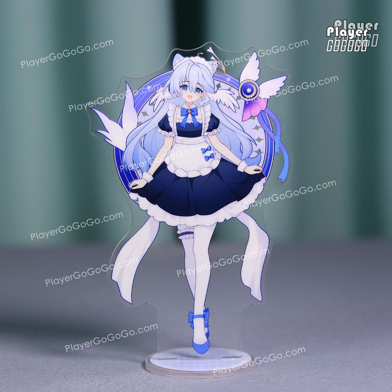 Honkai: Star Rail Robin & Firefly Art Print Set Standee, Holographic ...