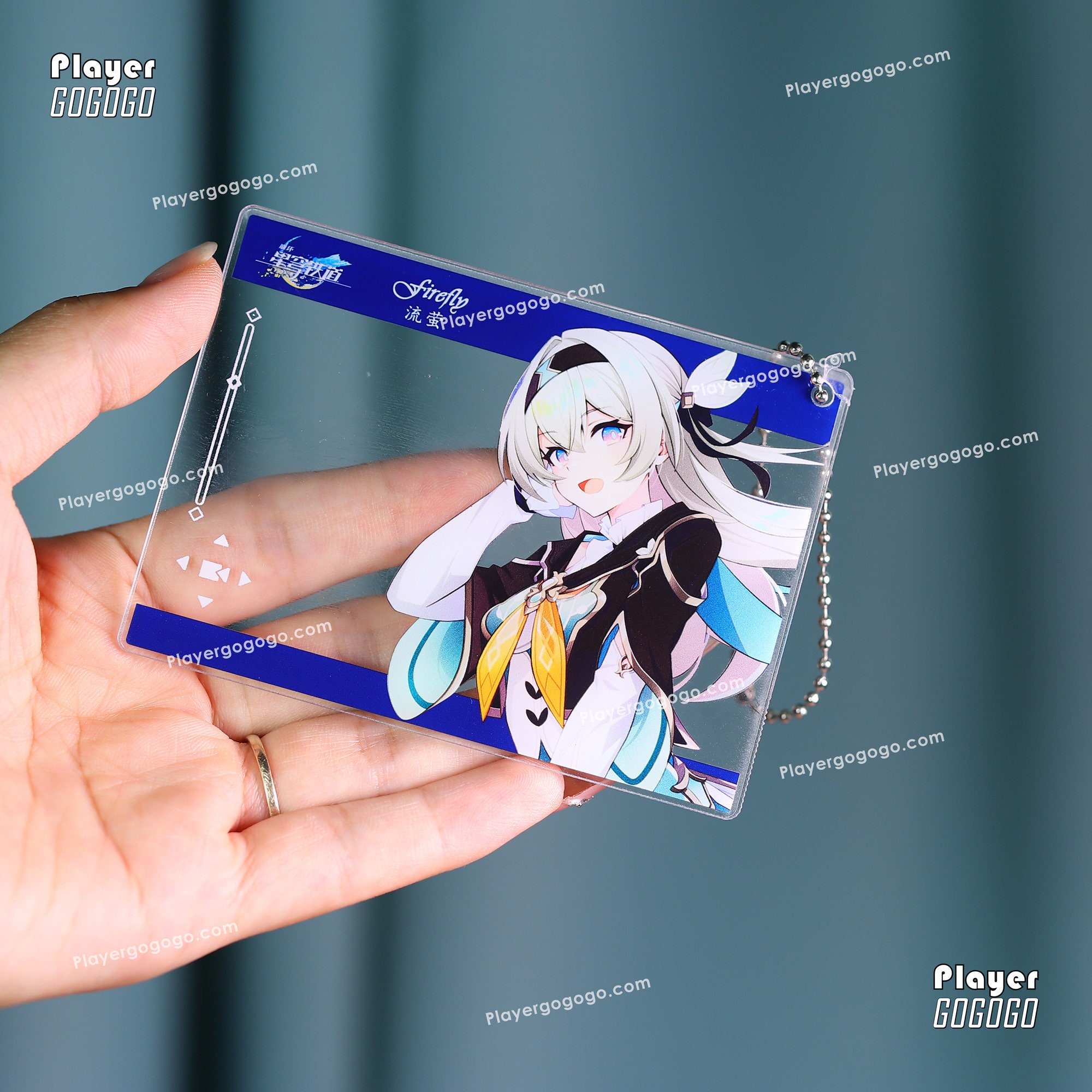 Honkai: Star Rail Firefly Art Print Set Standee, Charm, Shaker Ticket ...