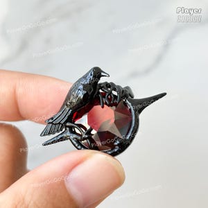 Love and Deepspace Sylus Crow Pin, Sylus Jewelry 秦徹 戀與深空 シン 진운 - Etsy