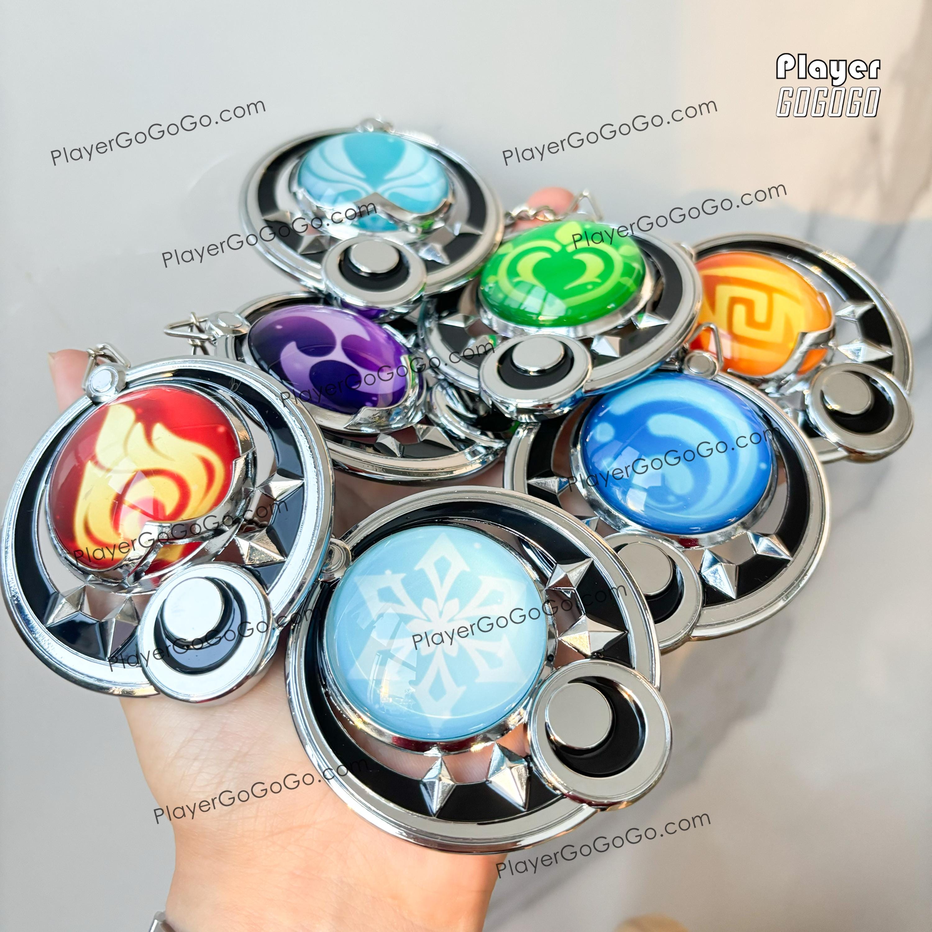 Genshin Impact Vision Charm Moon Wheel, Natlan, Fontaine, Inazuma ...