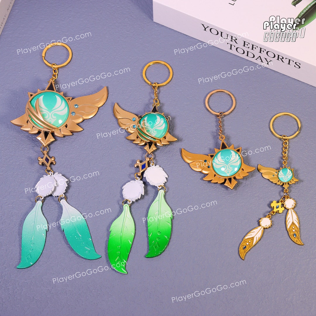 Luminous Genshin Impact Venti Vision Charm, Genshin Barbatos Cosplay ...